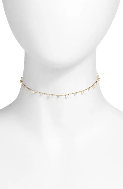 CHILD OF WILD Crystal Dust Choker Necklace - Gold