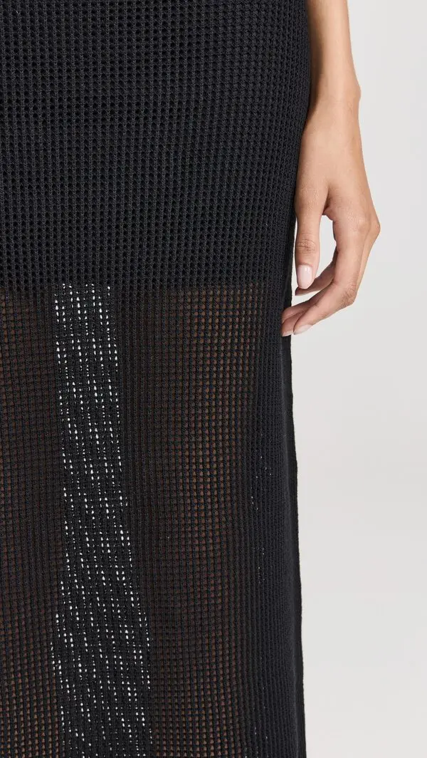 Staud Jessica Knit Dress - Black | Editorialist
