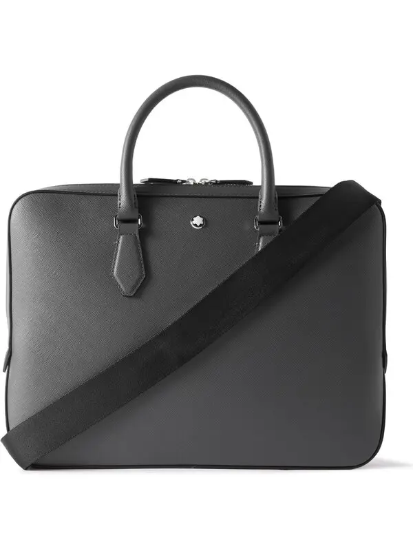 Montblanc Sartorial Cross-grain Leather Briefcase