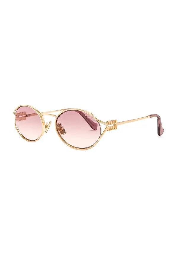 Miu Miu Oval Sunglasses