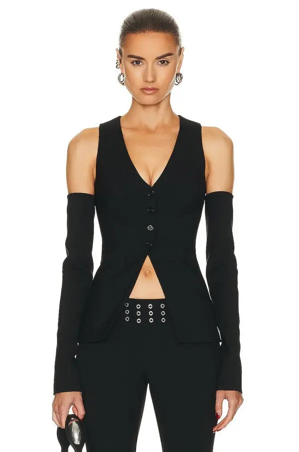 Blumarine Long Sleeve Gilet
