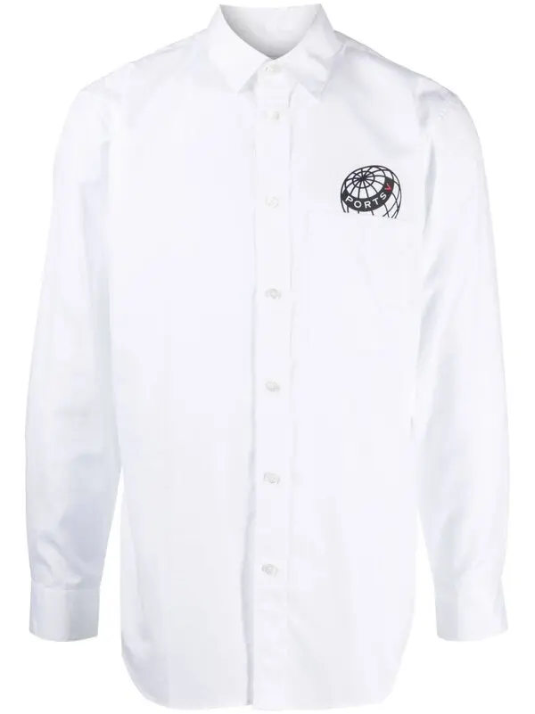 PORTS V Logo-print Cotton Shirt