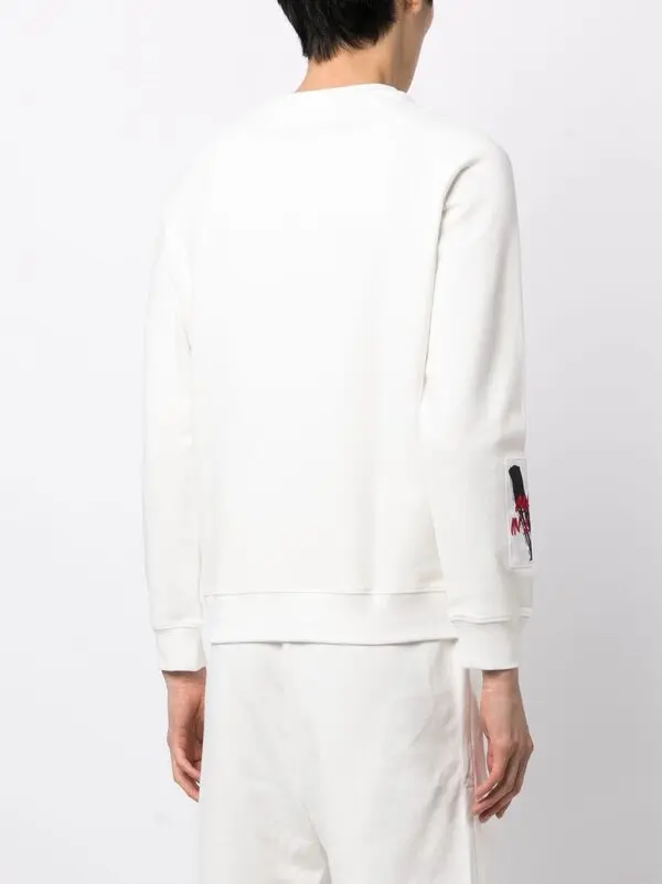 PORTS V Logo-print Sweatshirt - White