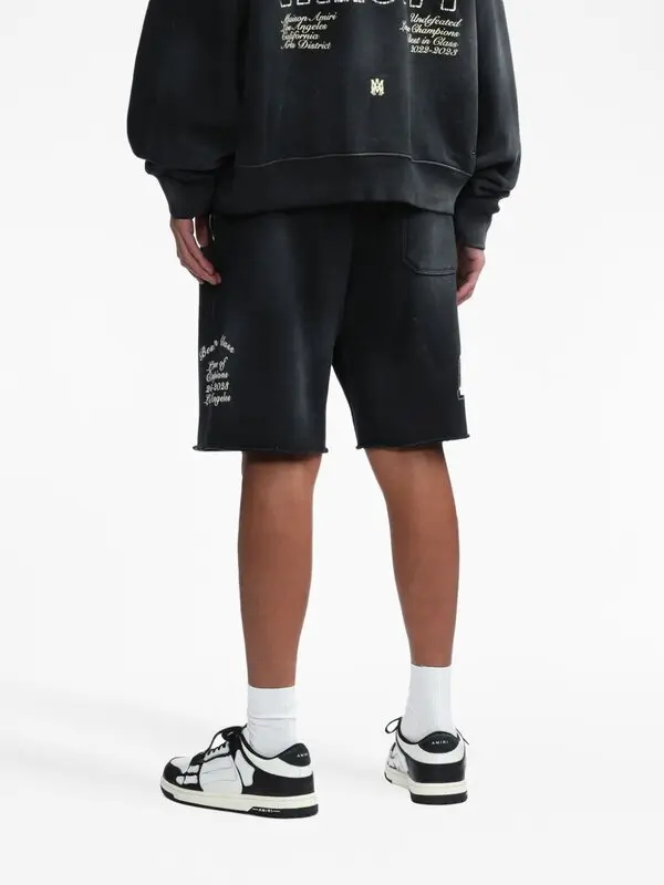 Amiri Vintage Tiger Cotton Track Shorts