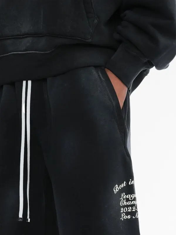 Amiri Vintage Tiger Cotton Track Shorts