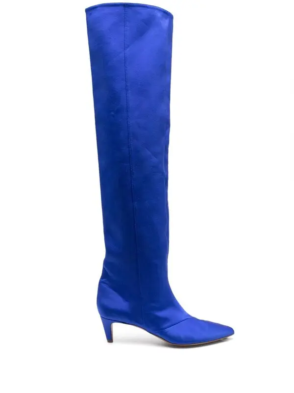 FORTE_FORTE 70mm Satin Knee-high Boots