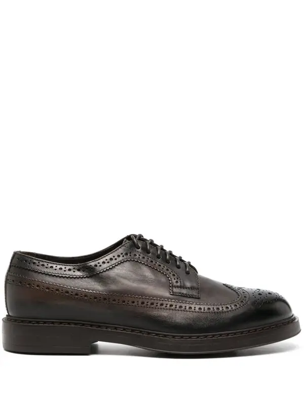 DOUCAL'S Leather Lace-up Brogue Shoes