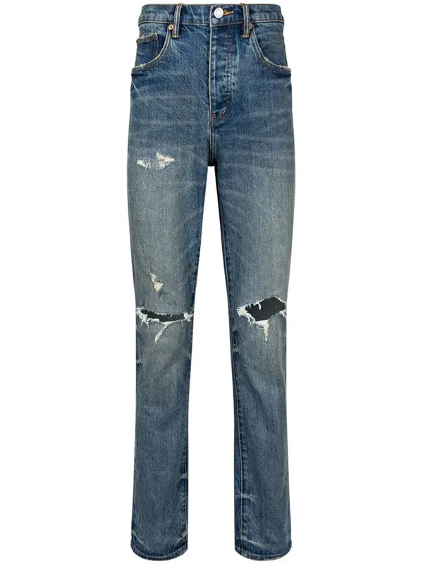PURPLE BRAND Vintage Aged Blowout Jeans
