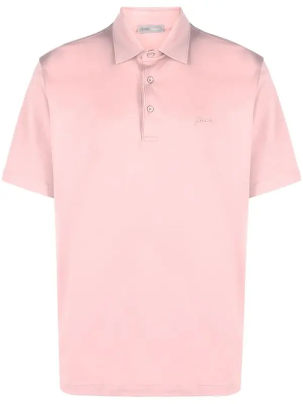 Herno Logo-embroidered Cotton Polo Shirt