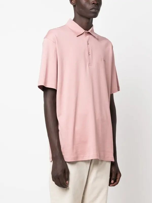 Herno Logo-embroidered Cotton Polo Shirt