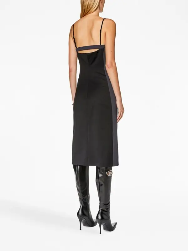 DIESEL® D-damini Panelled Midi Dress
