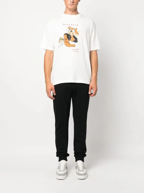 Moschino Logo-patch Elasticated Track Pants