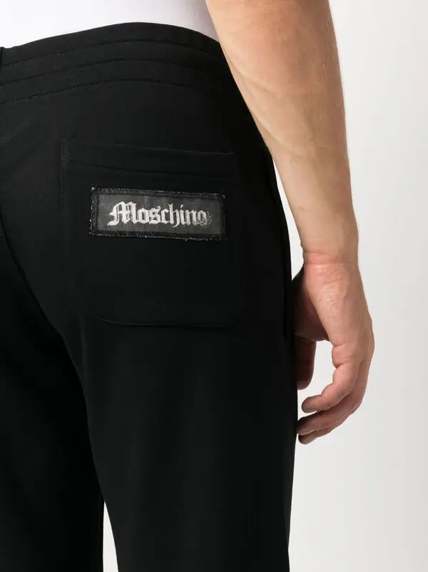 Moschino Logo-patch Elasticated Track Pants