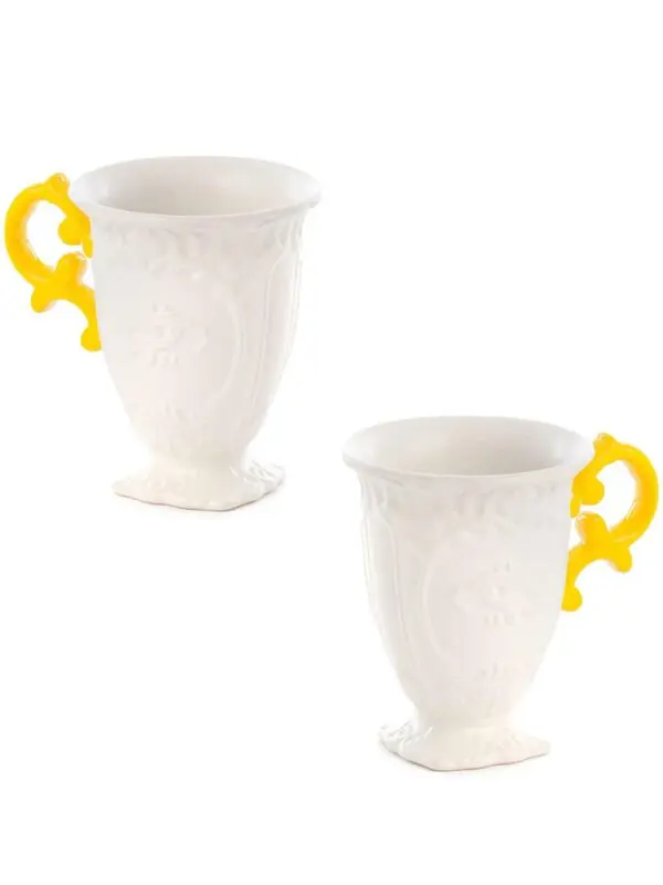 SELETTI I-wares Porcelain Mug - White