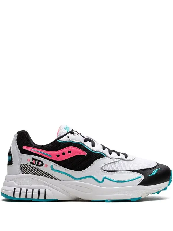 Saucony 3d Grid Hurricane Sneakers - White