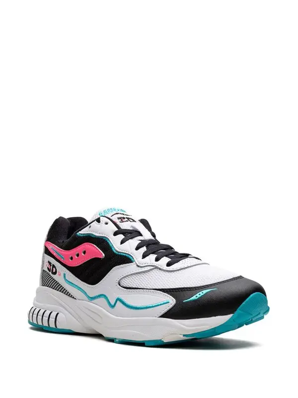Saucony 3d Grid Hurricane Sneakers - White