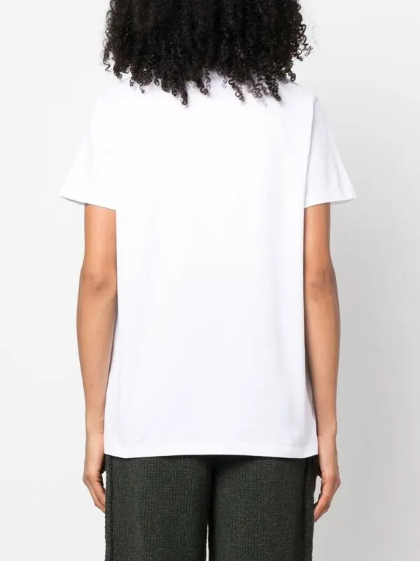 BARRIE Logo-patch Cotton T-shirt