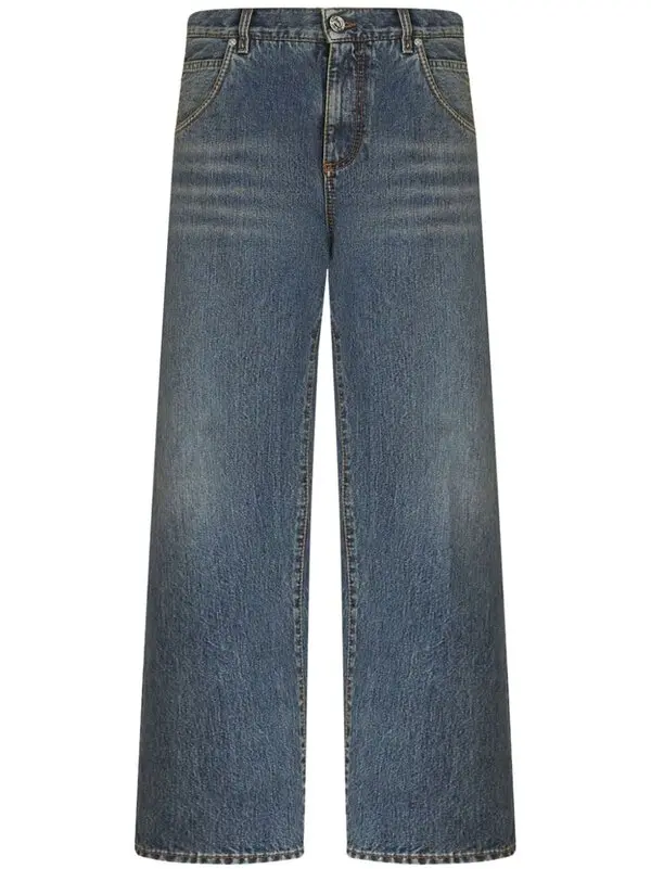 Etro Wide-leg Cropped Jeans