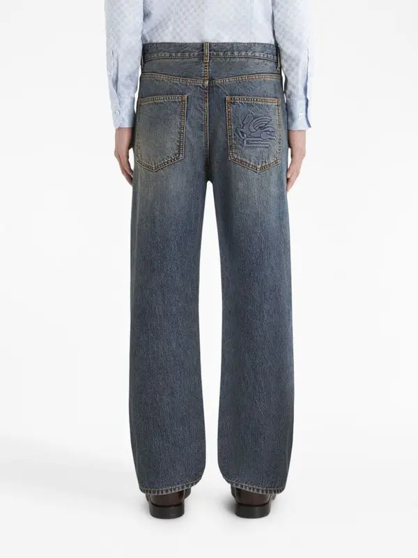 Etro Wide-leg Cropped Jeans