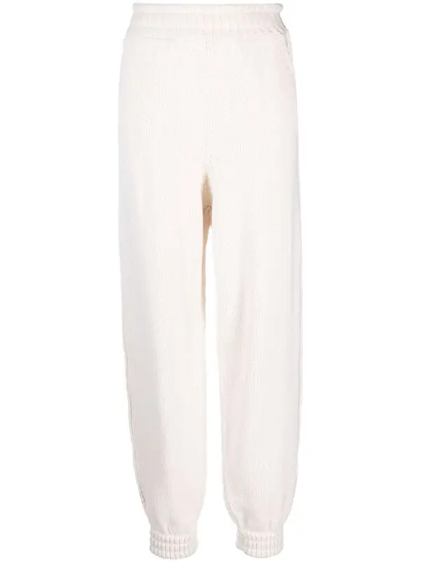 BARRIE Cashmere Knitted Trousers - Neutrals