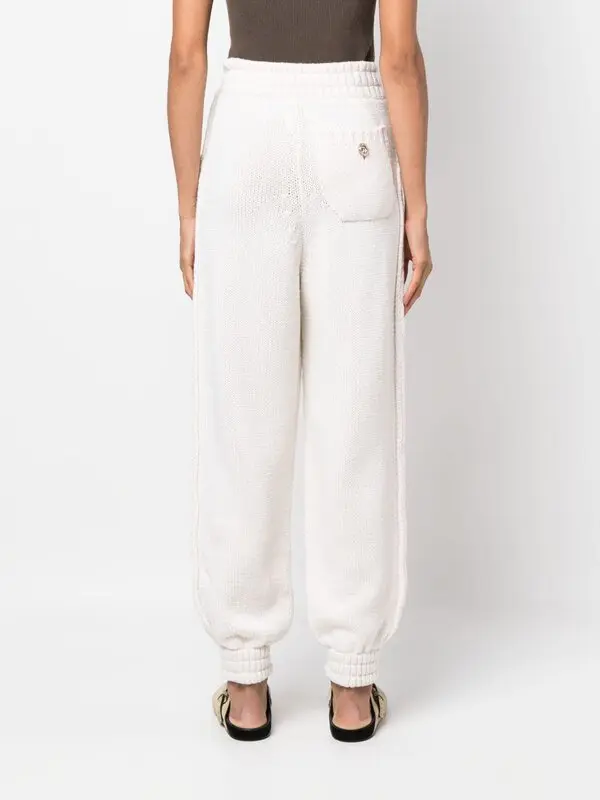 BARRIE Cashmere Knitted Trousers - Neutrals