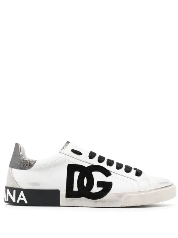 Dolce & Gabbana Portofino Low-top Sneakers - White