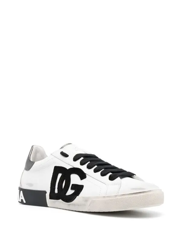 Dolce & Gabbana Portofino Low-top Sneakers - White