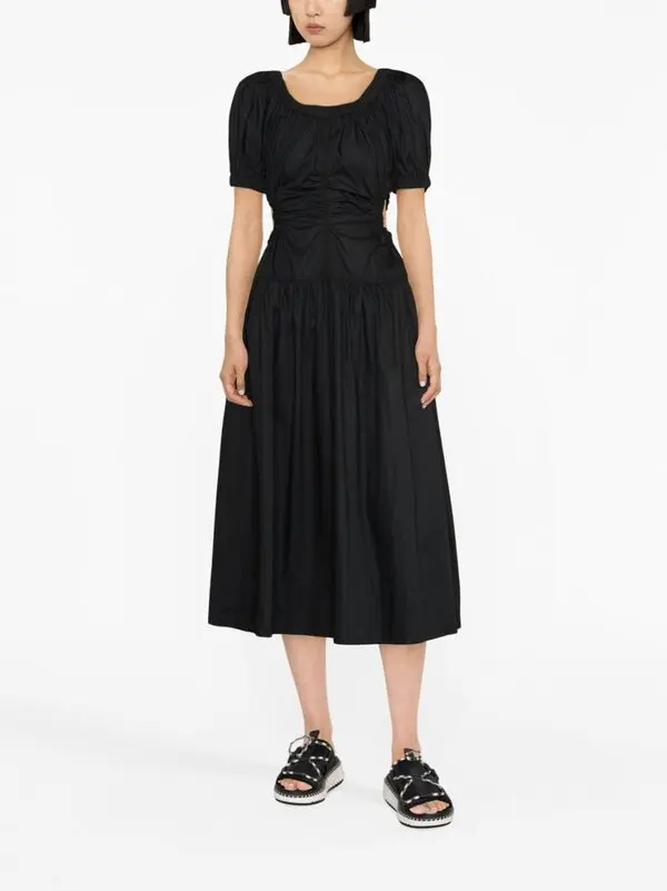 Ulla Johnson Golda Gathered Cut-out Dress