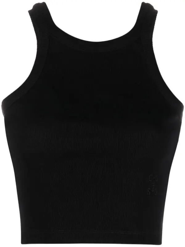 Closed Ribbed-knit Tank Top