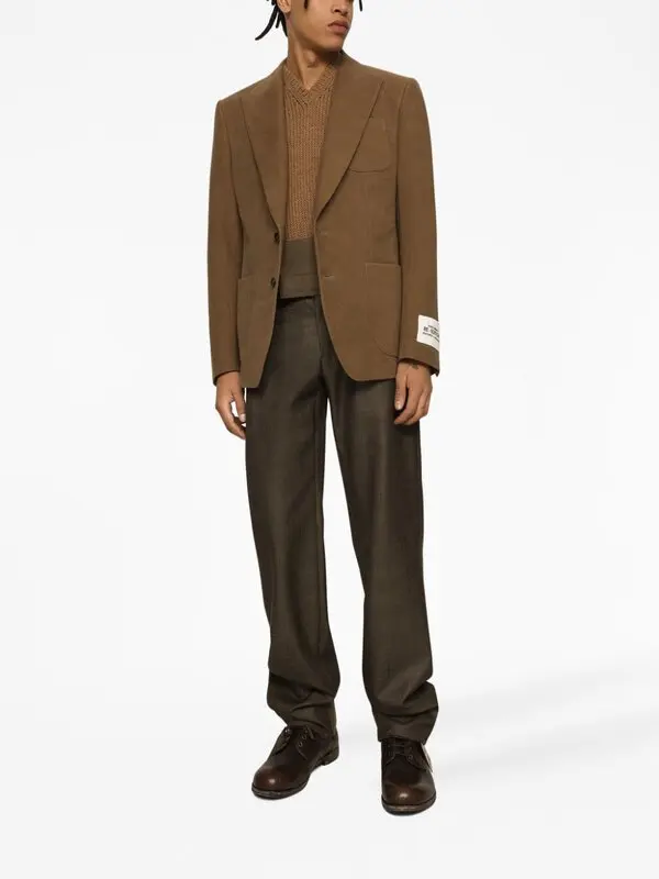 Dolce & Gabbana Single-breasted Suit Jacket - Neutrals