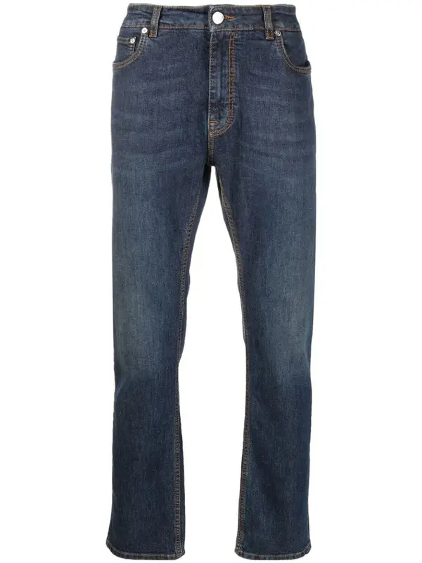 Etro Mid-rise Straight-leg Jeans - Blue