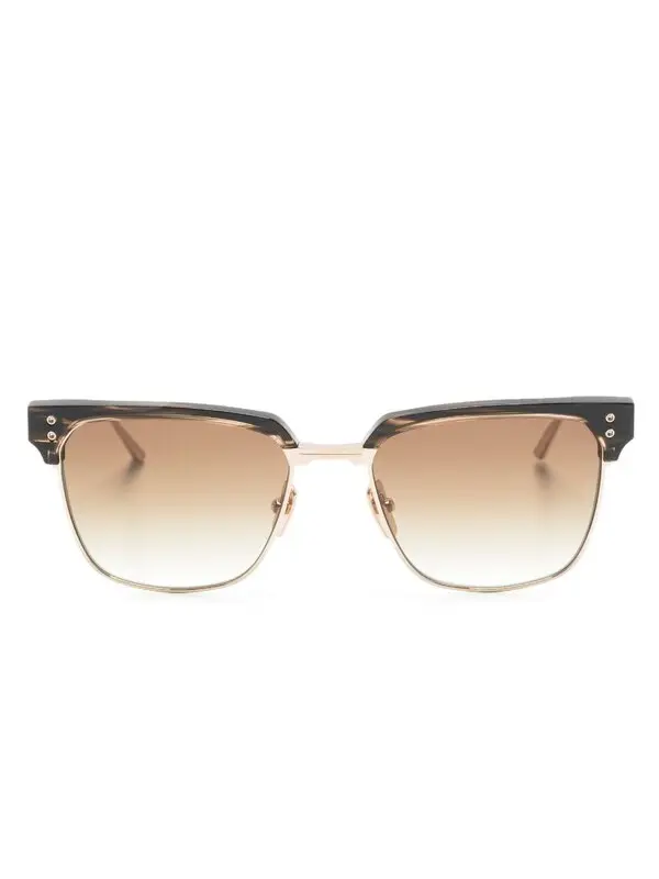 Dita Square-frame Sunglasses - Brown