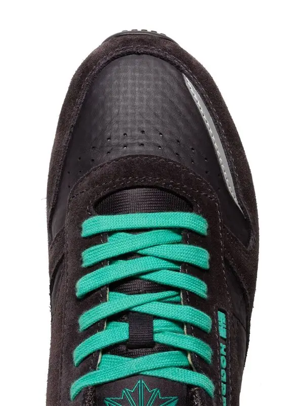 REEBOK Classic Leather Lace-up Sneakers - Black