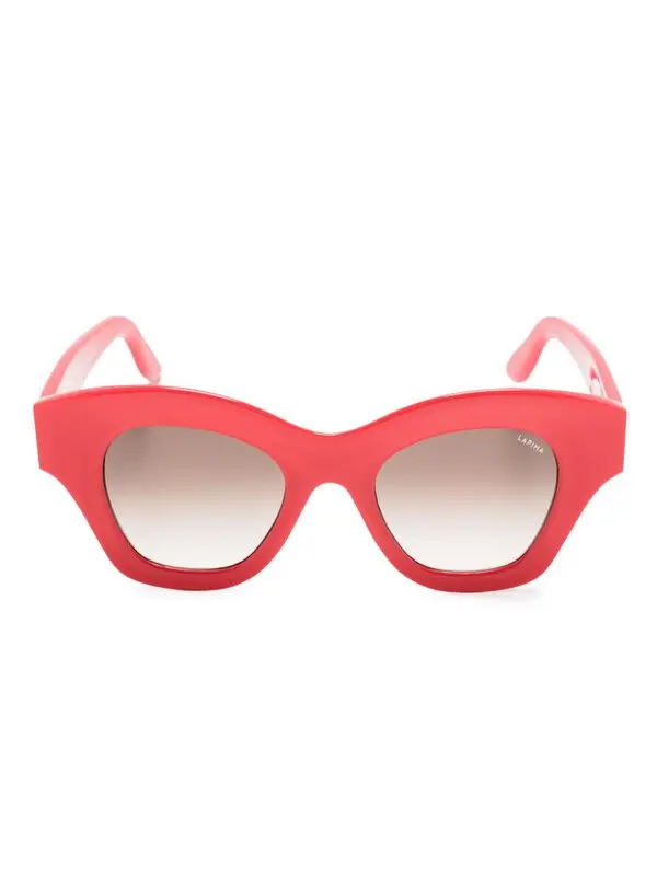LAPIMA Tessa Square-frame Sunglasses - Red