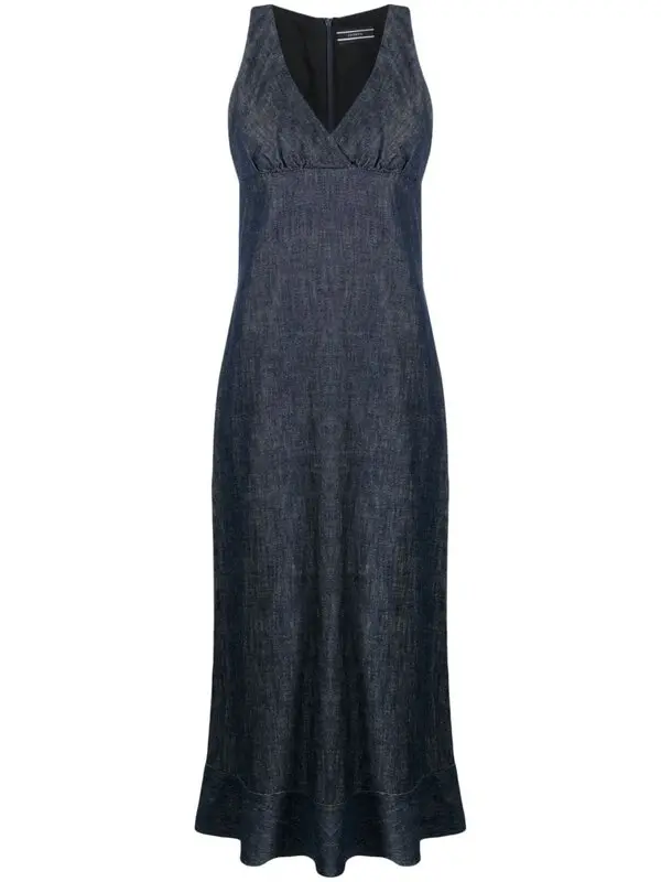 JOSEPH V-neck Sleeveless Dress