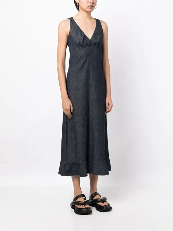 JOSEPH V-neck Sleeveless Dress