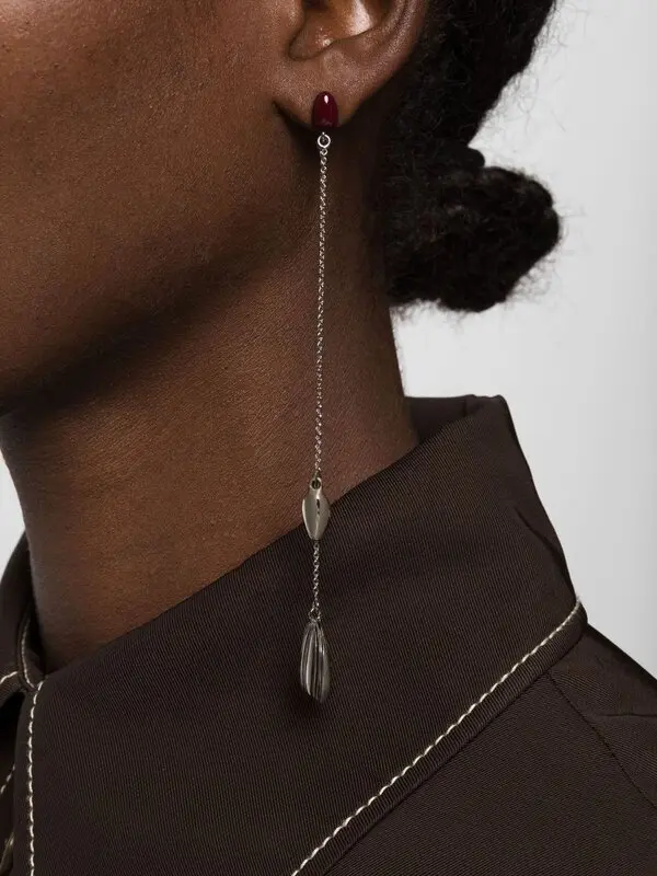 LEMAIRE Bead-embellished Drop Earrings