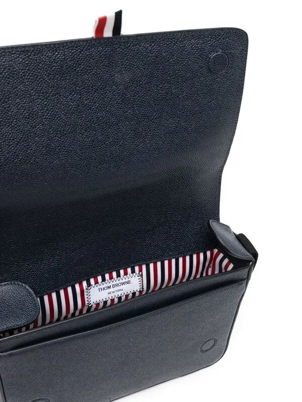 Thom Browne Embossed-logo Reporter Bag