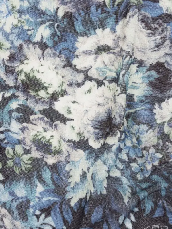 Etro Floral-print Cashmere Scarf
