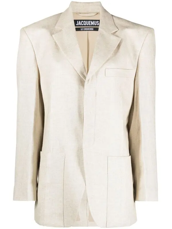 Jacquemus La Veste D'homme Single-breasted Blazer - Neutrals