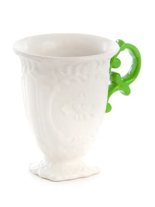 SELETTI I-wares Porcelain Mug - White