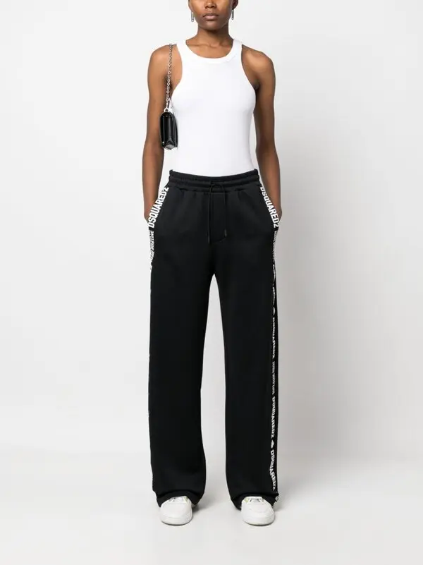 Dsquared2 Logo-tape Cotton Track Pants