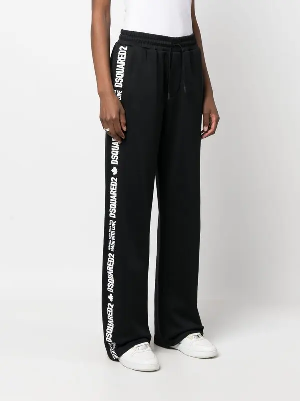 Dsquared2 Logo-tape Cotton Track Pants