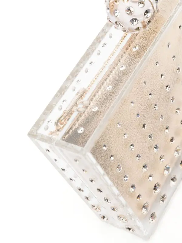 AQUAZZURA Crystal-embellished Clutch