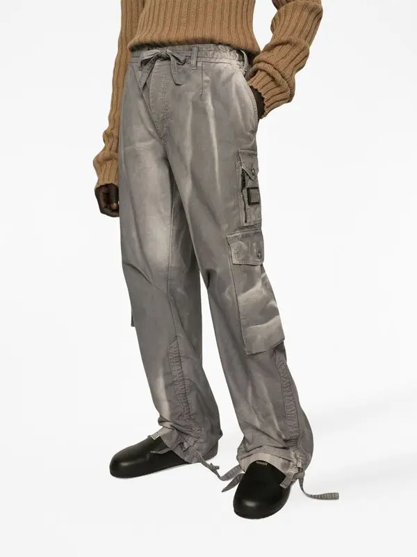 Dolce & Gabbana Faded-effect Cargo Trousers