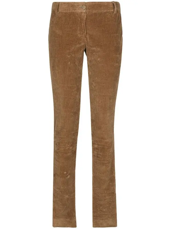 Dolce & Gabbana Low-rise Corduroy Trousers