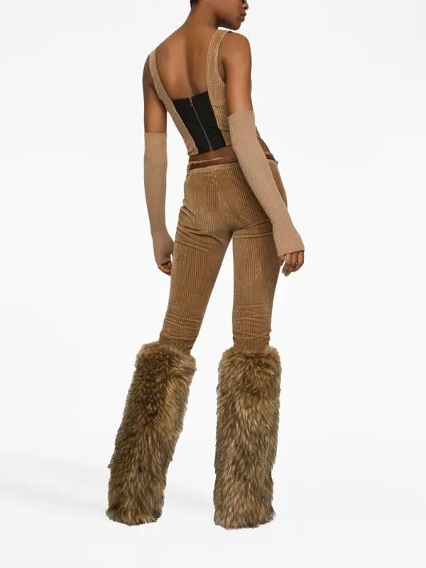Dolce & Gabbana Low-rise Corduroy Trousers