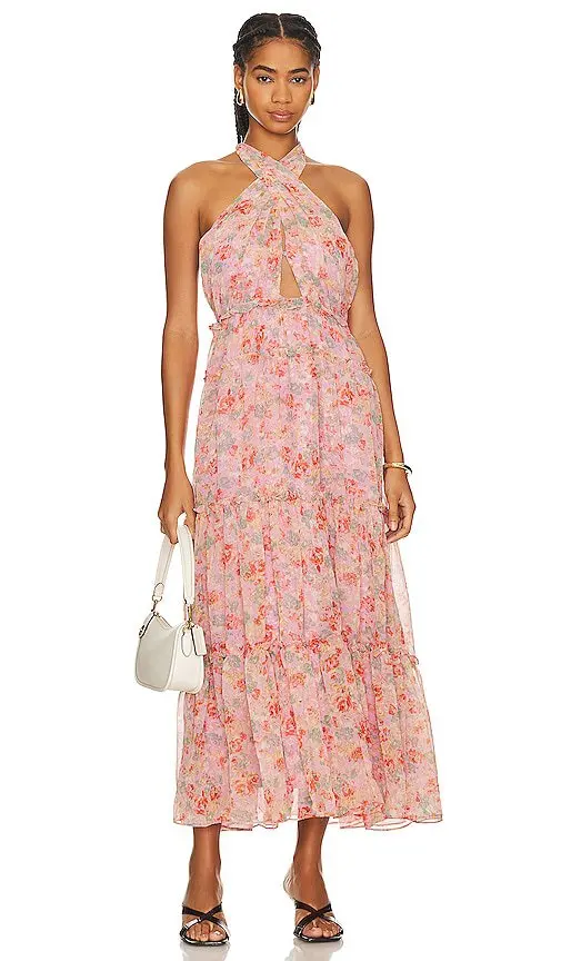 Astr The Label Jaidee Dress In Pink Floral - 64% Off | Editorialist