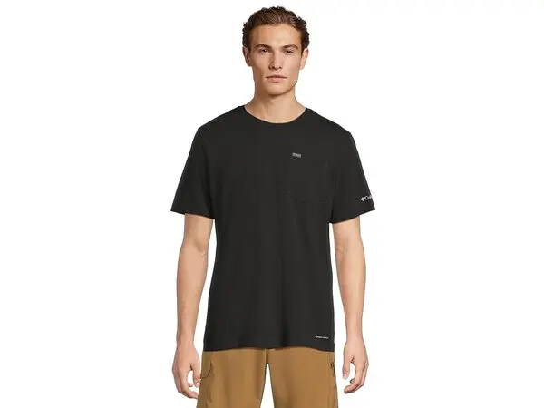 Columbia Thistletown Hillstm Pocket Tee Clothing Safari Heather - Black