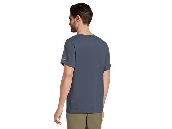 Columbia Thistletown Hillstm Pocket Tee Clothing Safari Heather - Navy